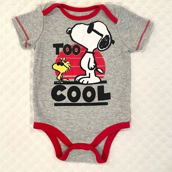 Peanuts | One Pieces | Peanuts Too Cool Onesie Size Newborn | Poshmark